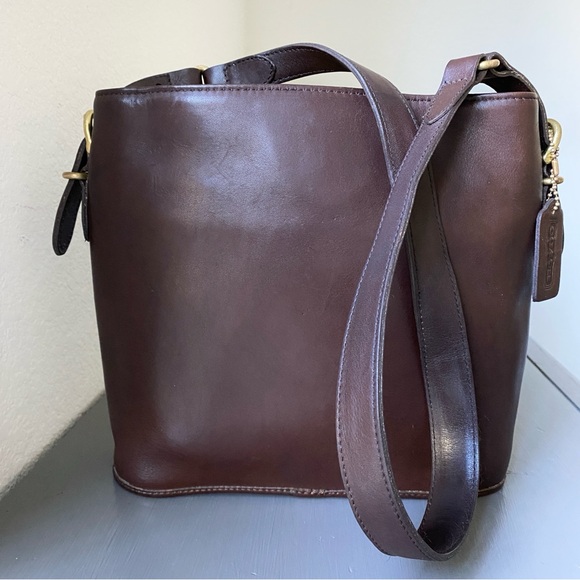 Coach | Bags | Vintage Coach Equestrian Compartment Bucket Bag In ...